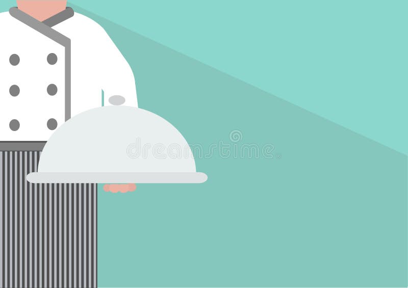 Chef flat design. stock vector. Illustration of copy - 44357761