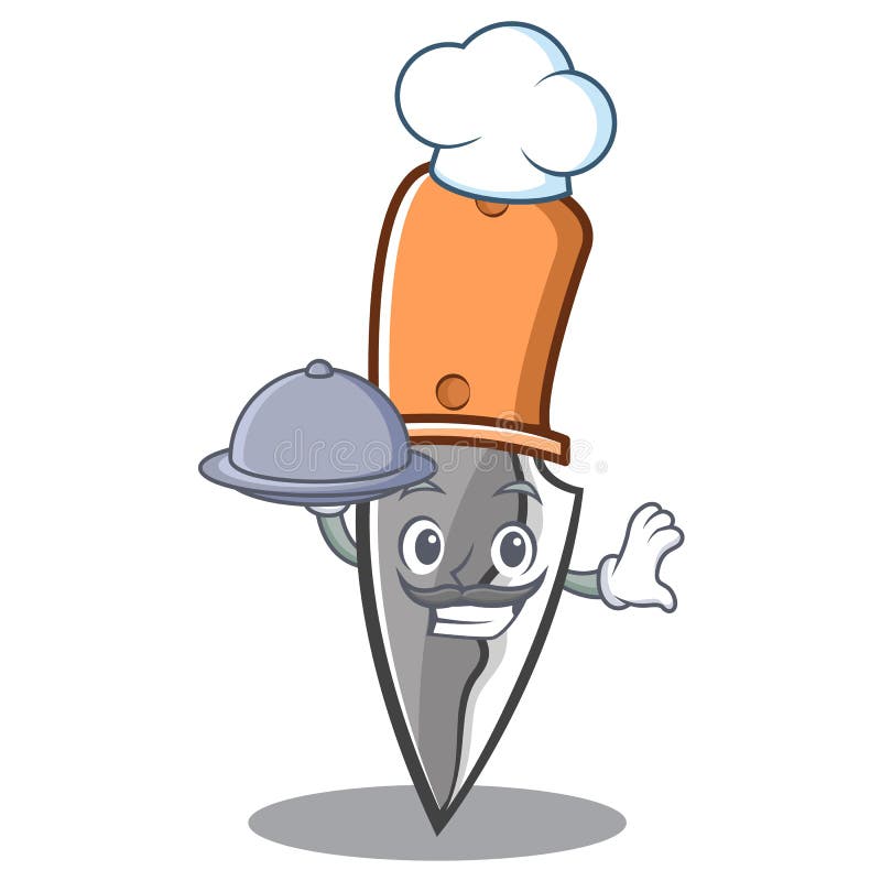 Illustration Of Isolated Chef Knife Cartoon Drawing Stock Vector Illustration Of Blade Tool