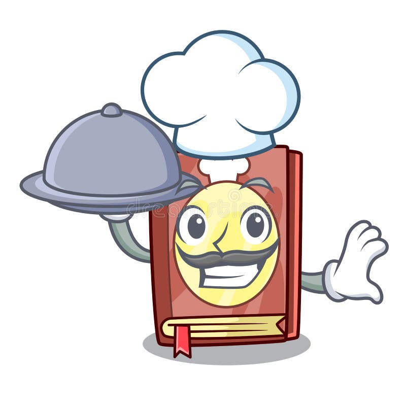 With Box Recipe Book Isolated in the Cartoon Stock Vector ...