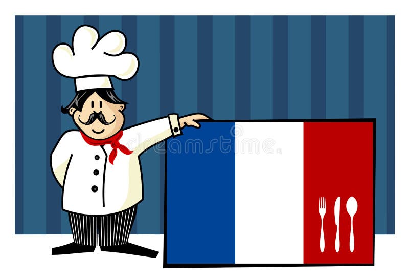 Chef of french cuisine stock vector. Illustration of utensil - 11160538