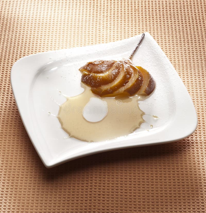 Chef Fruit dessert stock photo. Image of simmer, sauce - 29677934