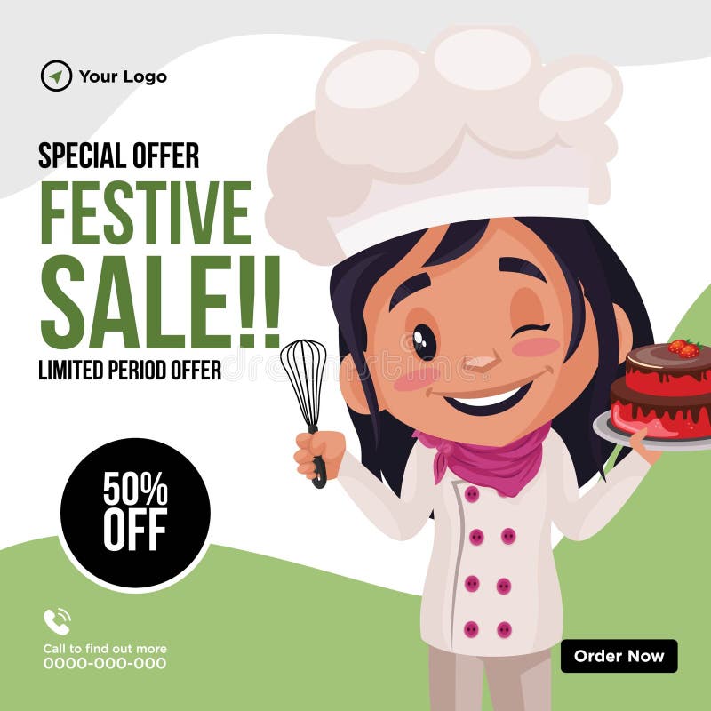 Sale with Limited Time Flyer or Banner Design. Stock Illustration ...