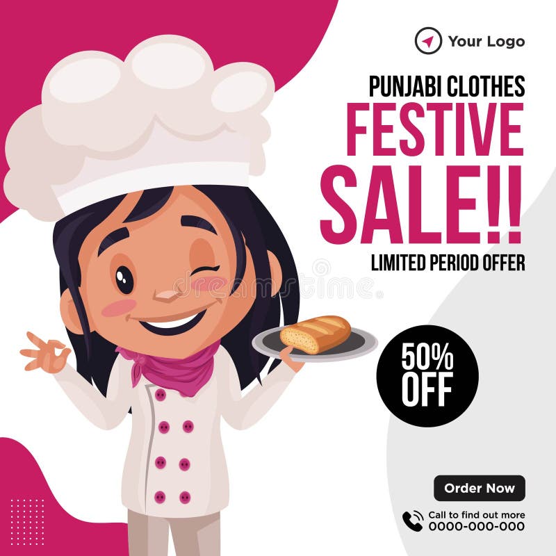 Sale with Limited Time Flyer or Banner Design. Stock Illustration ...