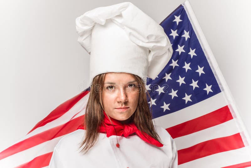 Chef girl smiling stock photo. Image of female, restaurant - 78889676