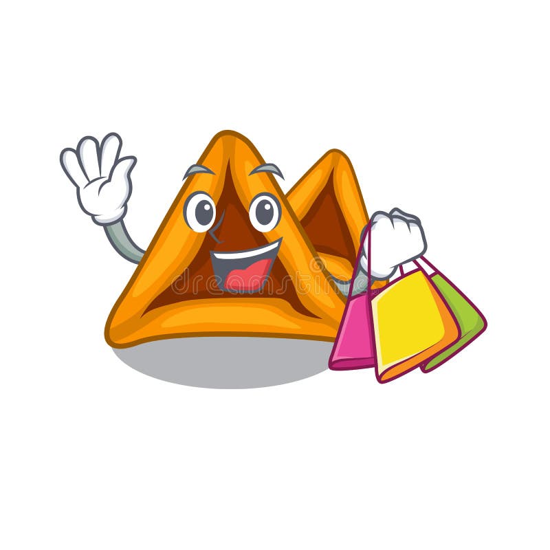 Chef Hamantaschen Cookies with the Cartoon Shape Stock Vector ...