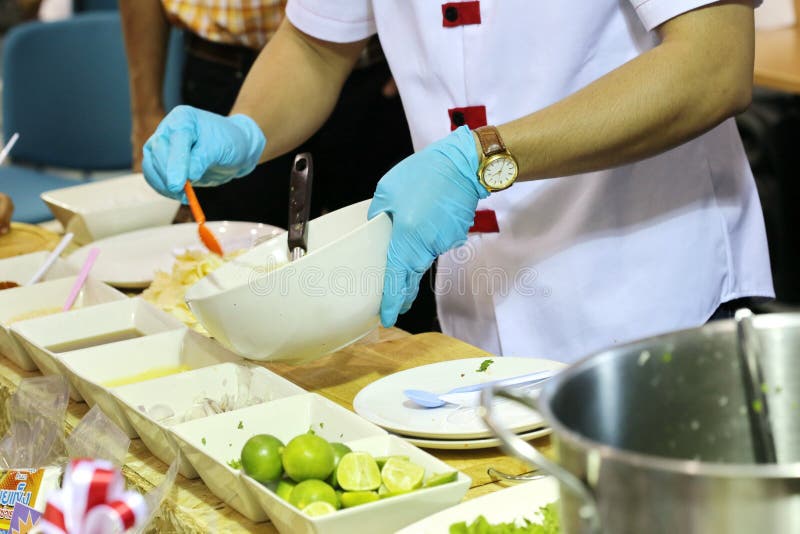 Chef hand cooking stock image. Image of italy, hand, kitchen - 69708197