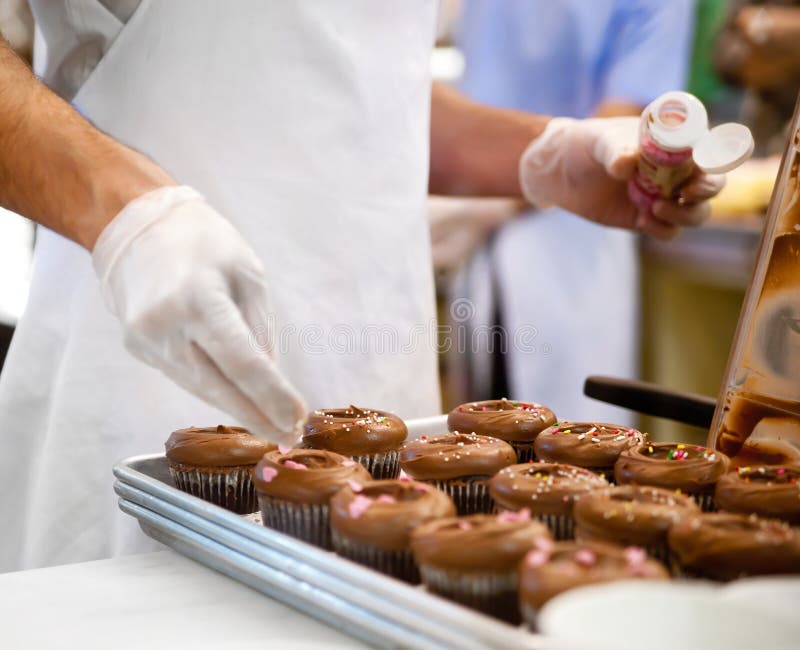 Chef Hands Cooking Sweet Dessert Stock Image - Image of decoration ...