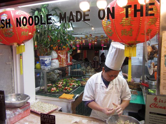 Chef Hard at Work editorial image. Image of chef, display - 23142860