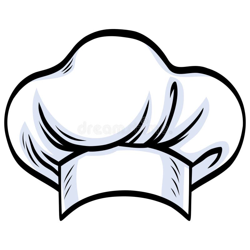 Chef Hat Cap Vector Illustration Doodle Drawing Art Icon Stock Vector ...