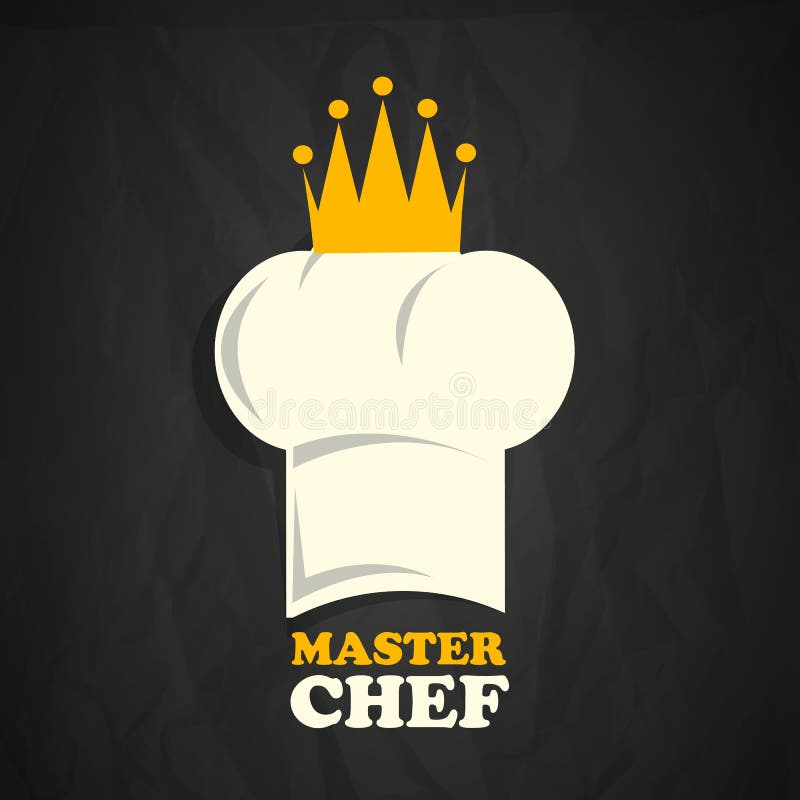 Chef hat with crown stock vector. Illustration of abstract - 51256891