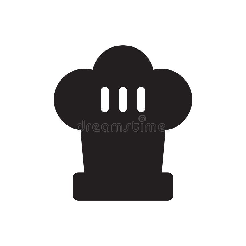 Chef hat icon stock illustration. Illustration of restaurant - 389764053