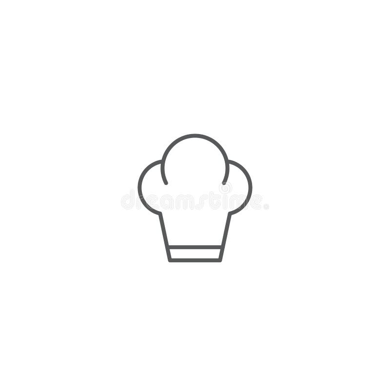 Chef Hat Line Icon Outline Vector Sign Linear Style Pictogram Isolated ...