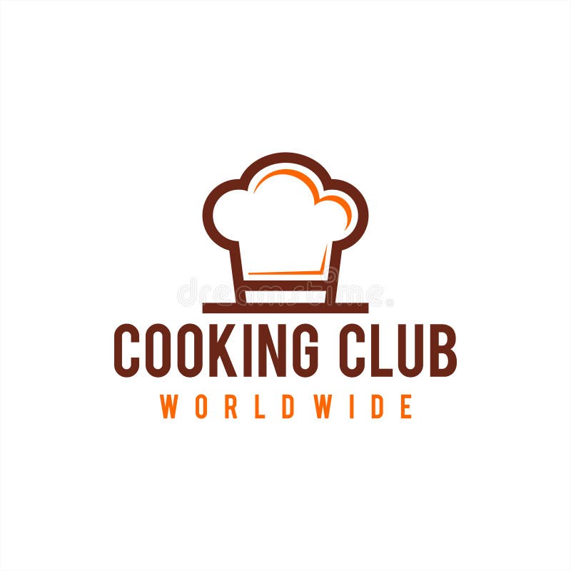 Chef Hat Logo Badge Vector Icon Illustration, Chef Club Cooking Icon ...