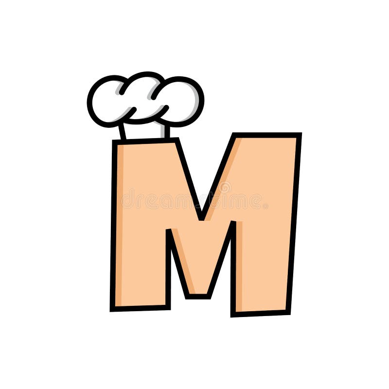 Chef Hat with Letter K Logo Design Vector Template, Initial K Chef Logo ...