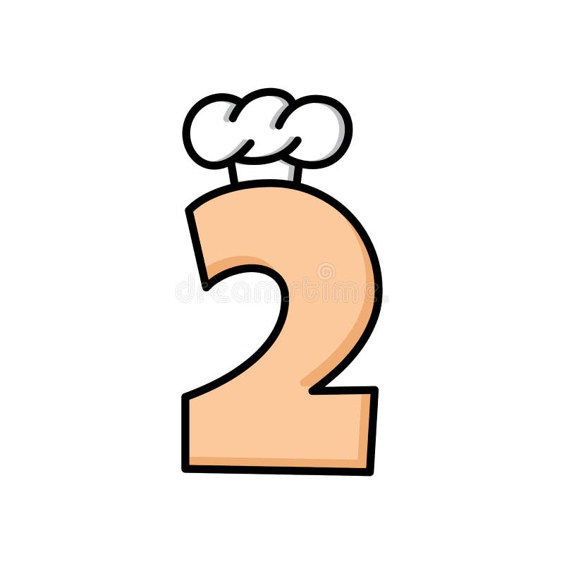 Chef Number Nine Athletics the Shaped Character Stock Vector ...