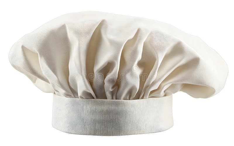 Chef Hat: Off-White Toque Isolated on White Background Stock ...