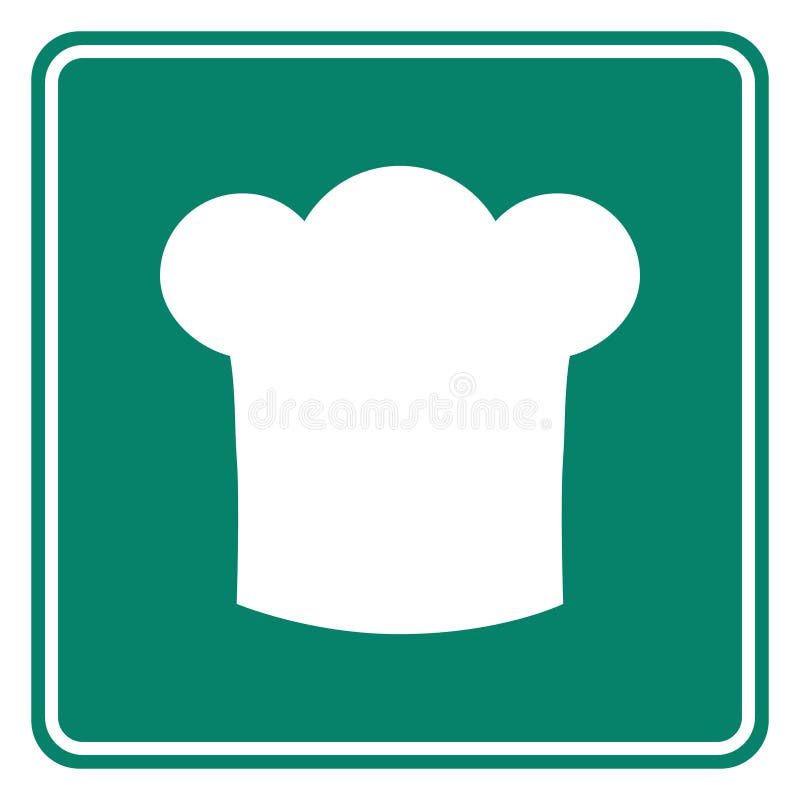 Chef hat and road sign stock vector. Illustration of chefs - 228344666