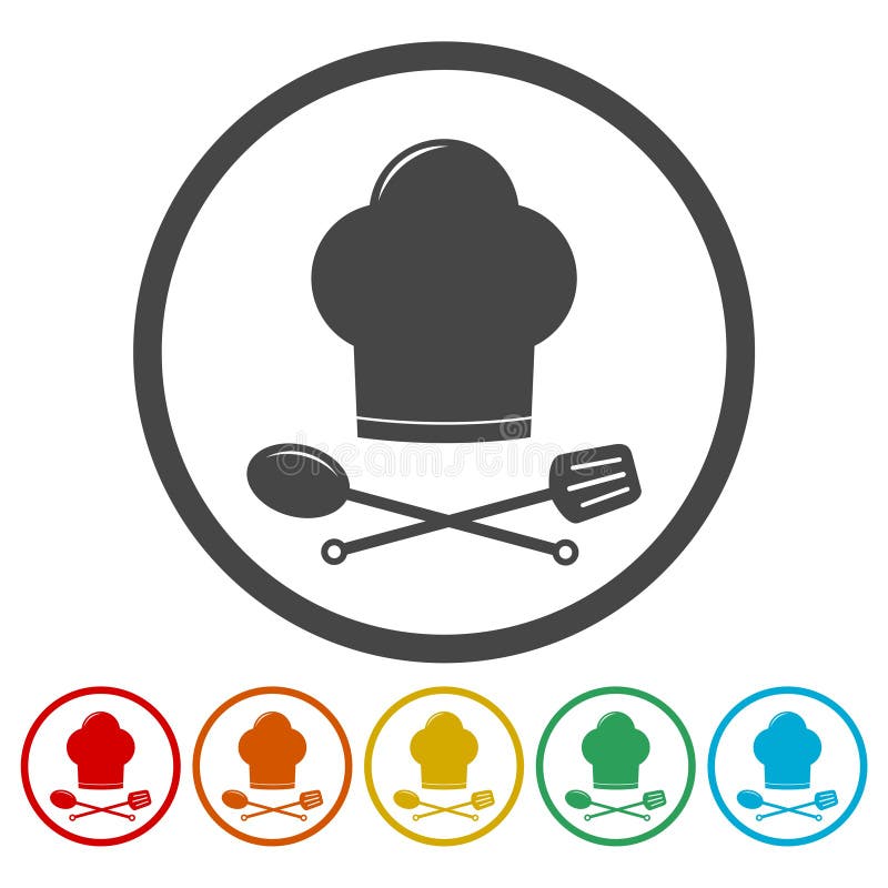 Chef Hat Sign Icon. Cooking Symbol Stock Vector - Illustration of ...