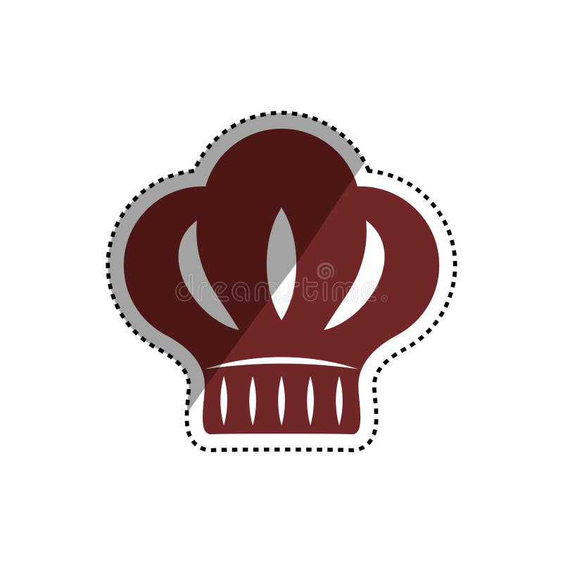 Chef hat symbol stock illustration. Illustration of isolated - 85119467