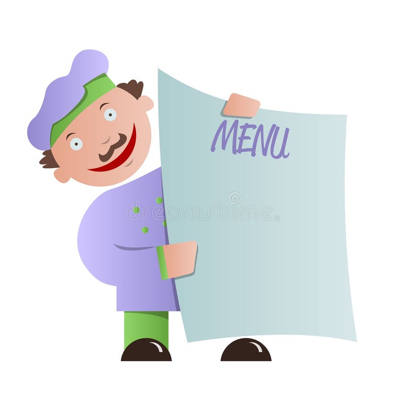 Chef Menu Board Blue Stock Illustrations – 163 Chef Menu Board Blue ...