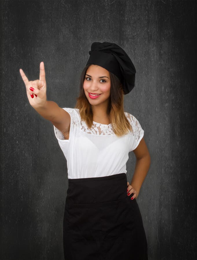 Chef horns stock photo. Image of restaurant, hispanic - 36203584