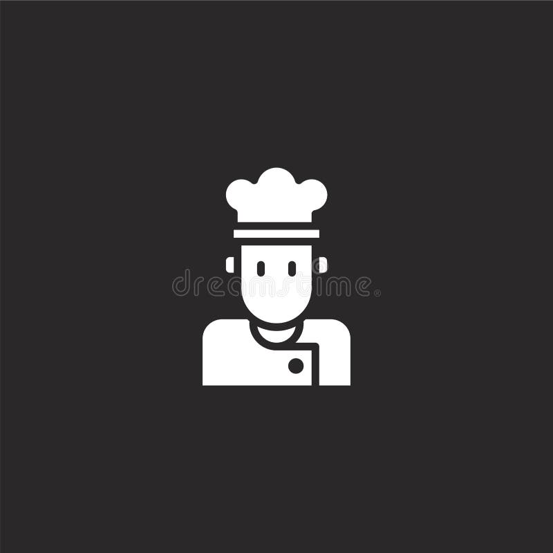 Chef Icon. Filled Chef Icon for Website Design and Mobile, App ...