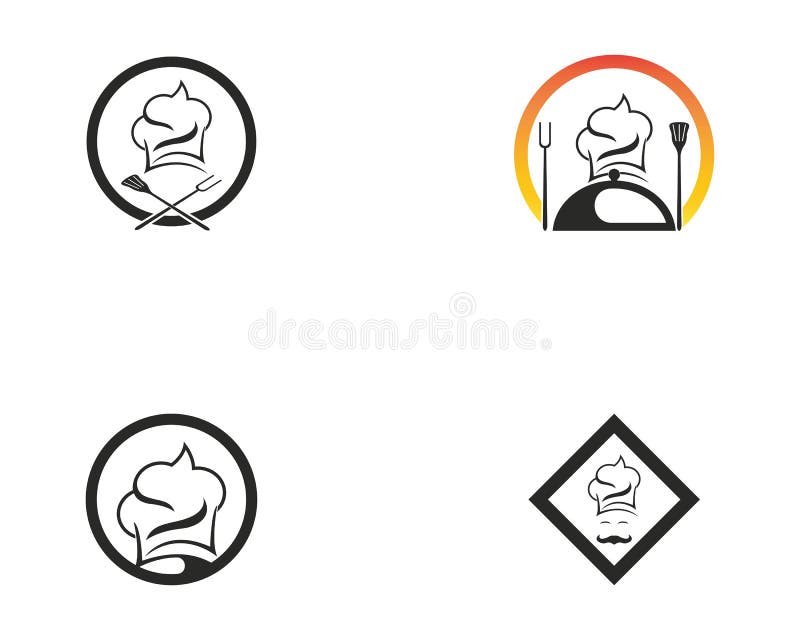 Chef Icon Logo Design Vector Stock Vector - Illustration of gourmet ...