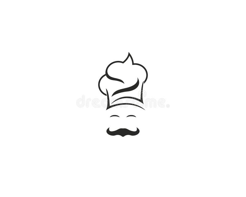 Chef Icon Logo Vector Illusrtration Stock Vector - Illustration of diet ...