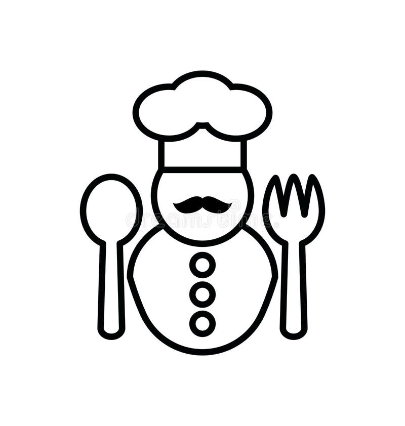 Chef icon stock vector. Illustration of delicious, cooking - 72965159