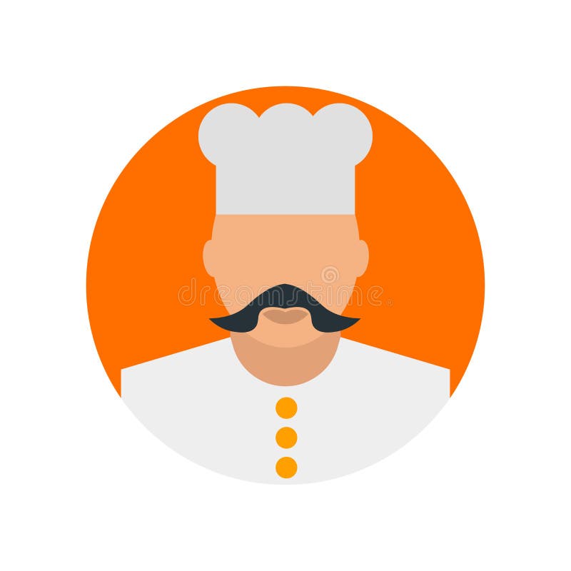 Chef Icon Vector Sign and Symbol Isolated on White Background, Chef ...