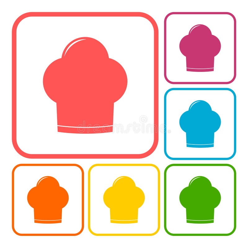 Chef icons stock illustration. Illustration of head, fine - 84485980
