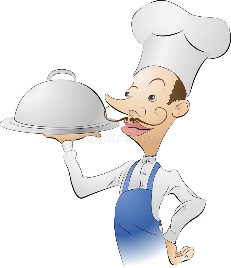 Cheerful Chef Illustration stock vector. Illustration of comic - 11127082