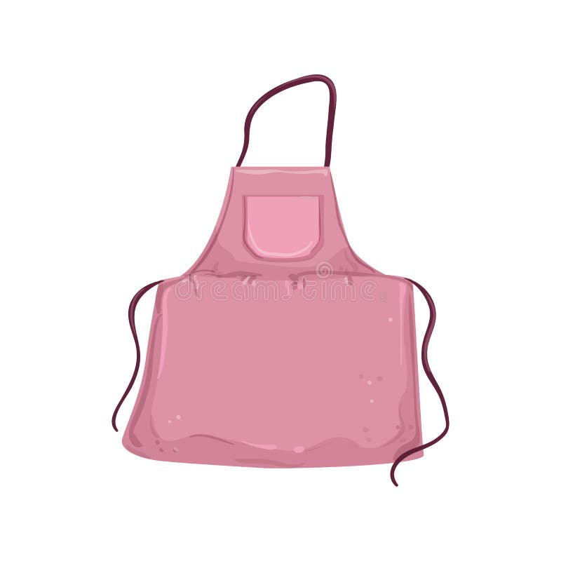 Chef Kitchen Apron Cartoon Vector Illustration Stock Illustration ...