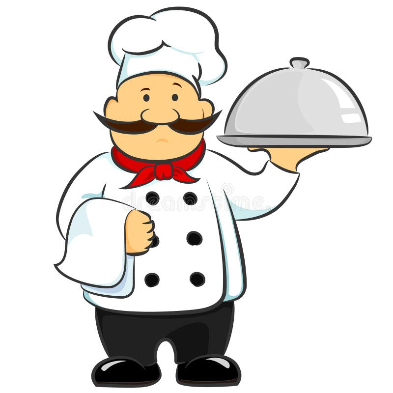 Chef-kok vector illustratie. Illustration of meester - 34258051