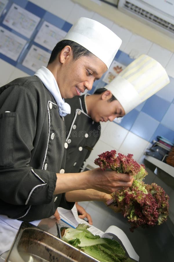 Chef-kok stock afbeelding. Image of hotel, restaurant - 8347269