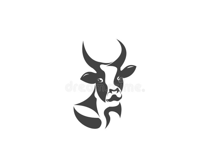 Chef Logo Design de vache illustration de vecteur. Illustration du ...