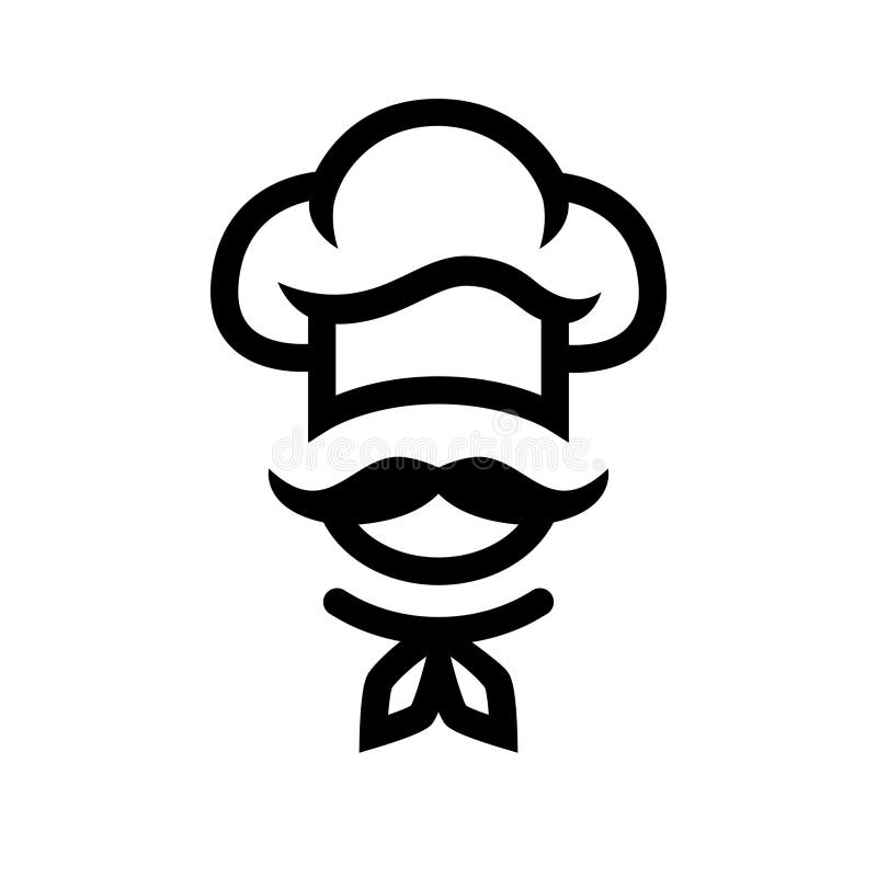 Chef logo, symbol. stock illustration. Illustration of design - 353178747