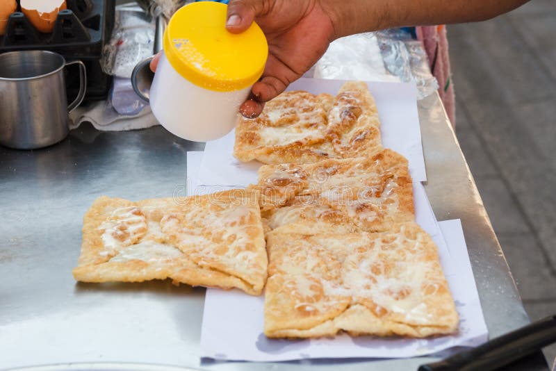 Chef making roti stock photo. Image of delicious, indian - 152196572