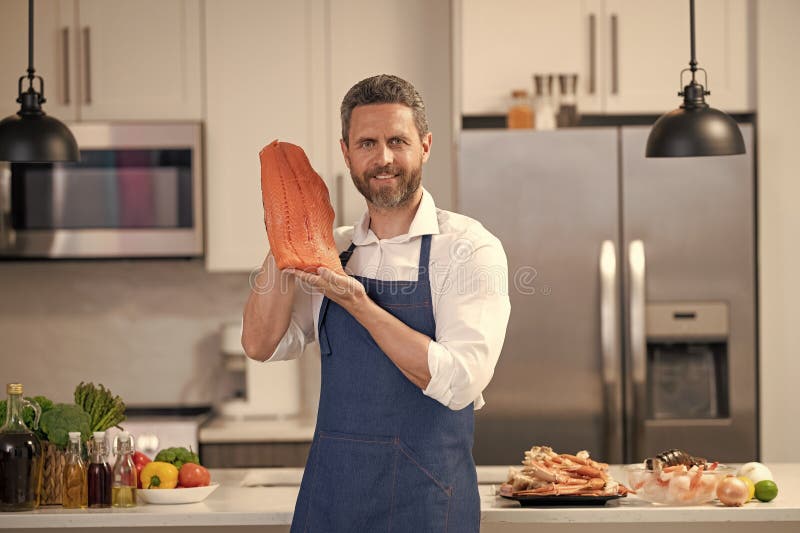 Chef Man Cooking Fish. Chef Man Cooking Fish. Chef Man Cooking Fish ...