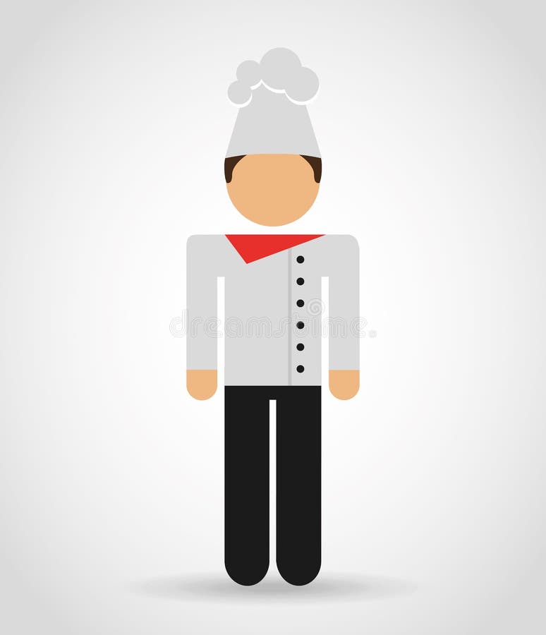 Chef man stock vector. Illustration of gourmet, vector - 50357946