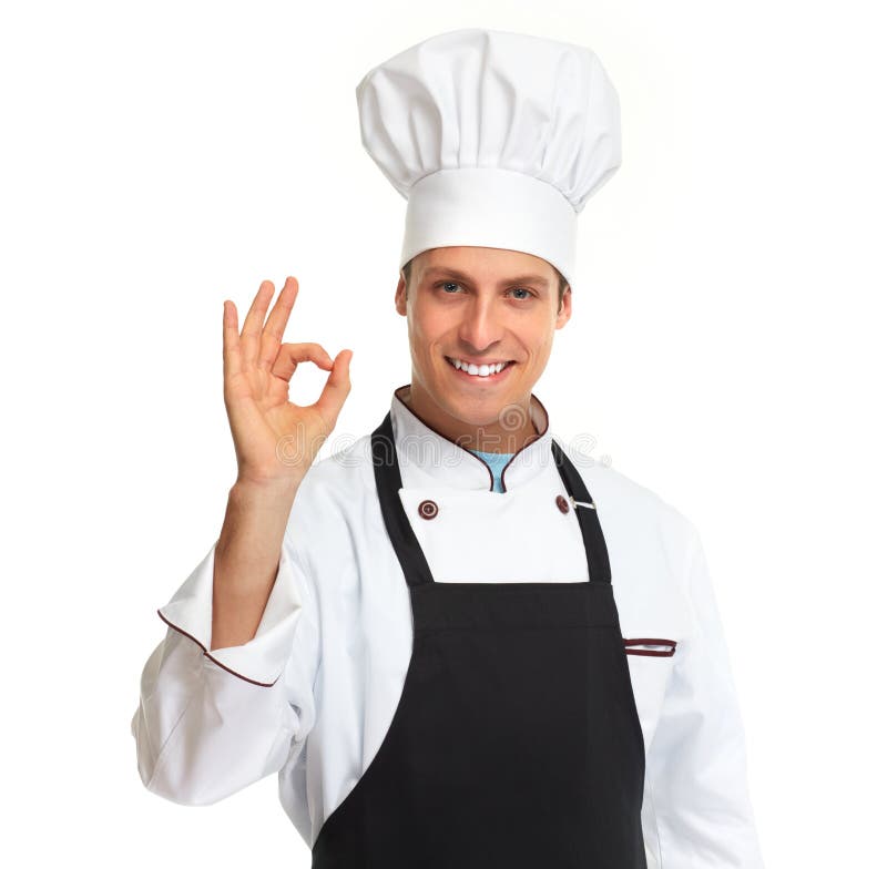 Cook, Pastry Chef, in Hotel or Restaurant Kitchen Stock Image - Image ...