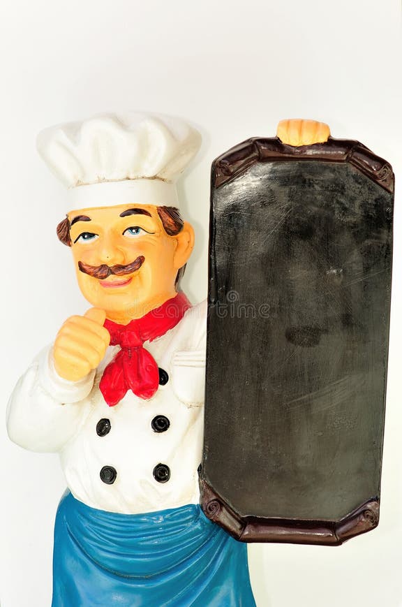 Chef with menu stock image. Image of restaurant, scarf - 25051193