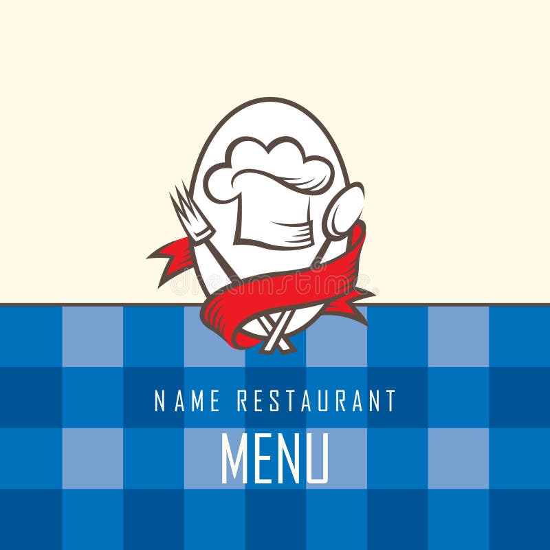 Chef hat menu design stock vector. Illustration of restaurant - 42315474