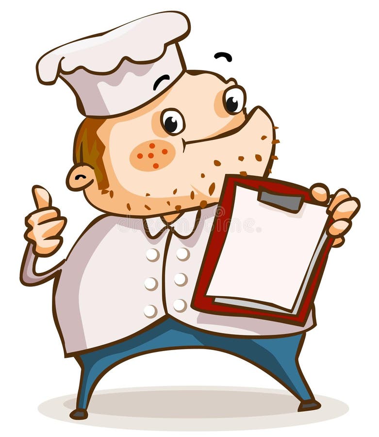 Dancing chef stock illustration. Illustration of comic, dancing - 88656