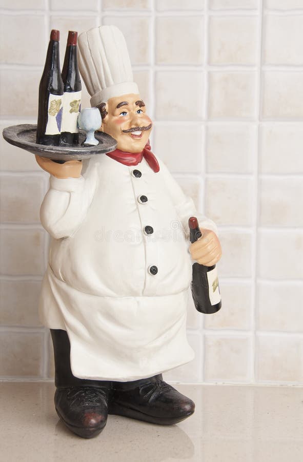 Chef Miniature in the Kitchen Stock Photo - Image of miniature, cook ...