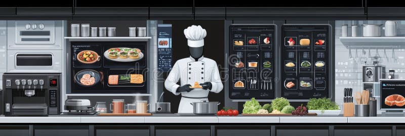 A Chef in a Modern Setting is Crafting a Meal that Symbolizes ...