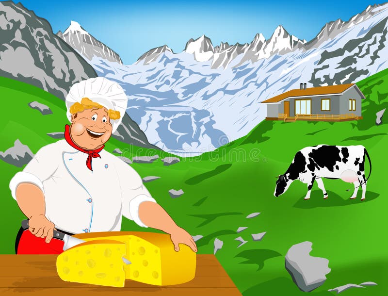 Swiss Cow Stock Illustrations – 740 Swiss Cow Stock Illustrations ...