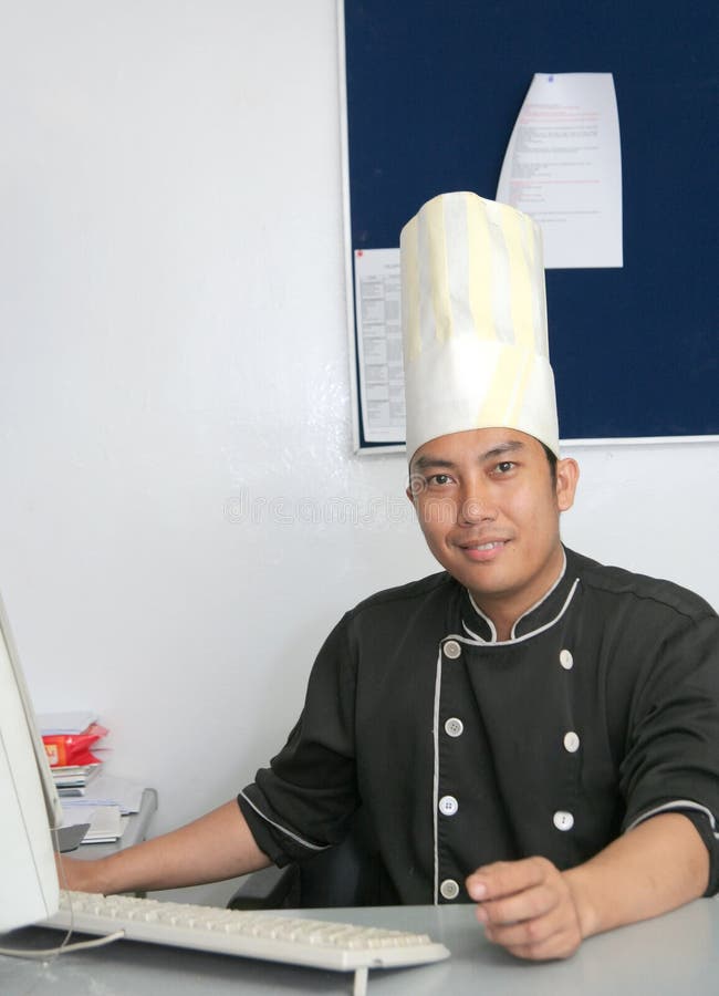 Chef in office stock photo. Image of chef, person, executive - 6200864