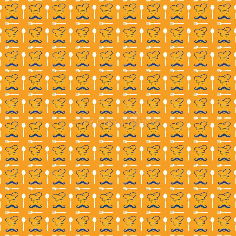 Chef Pattern Background stock illustration. Illustration of festival ...