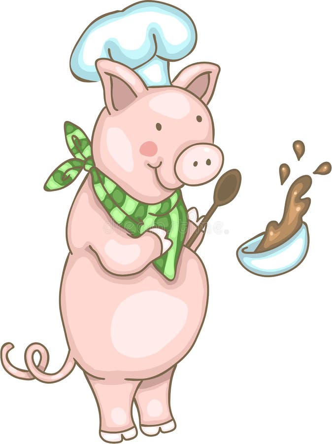 Pigs Chef Clipart